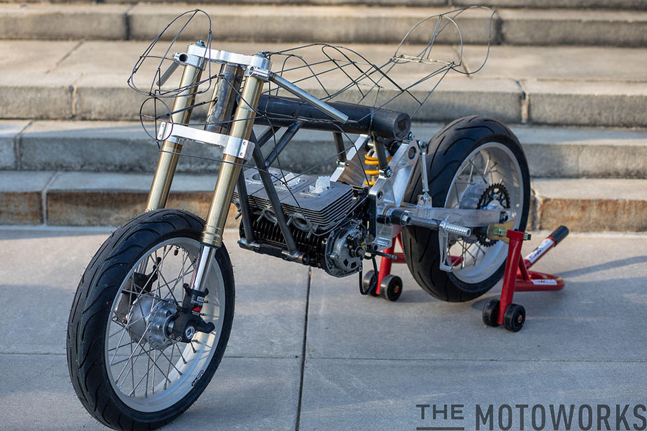 Wire framing to visualize the body panels – The MotoWorks